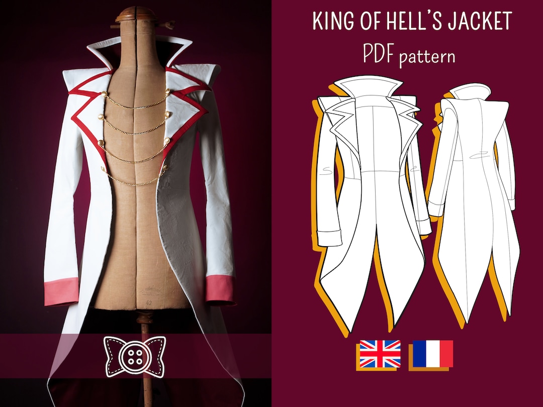 HAZBIN HOTEL Lucifer Jacket PDF Cosplay Pattern - Etsy