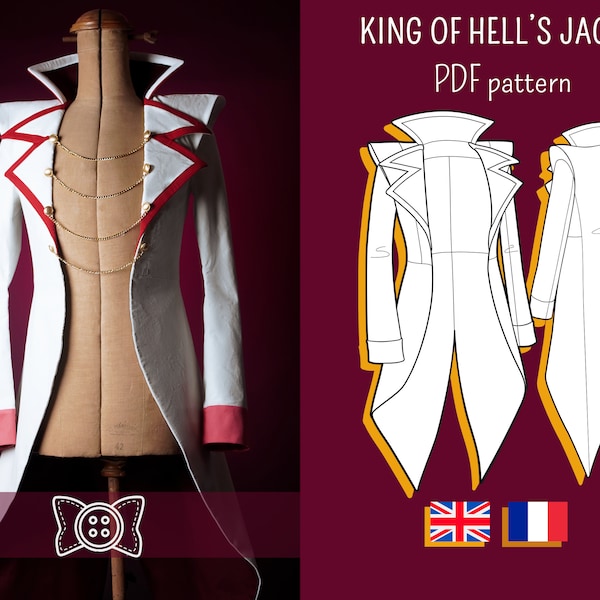 Lucifer Coat Hazbin Hotel - Etsy