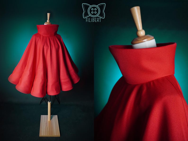 HORNET CAPE With Structured Collar and Forever Pleats, Cosplay PDF ...