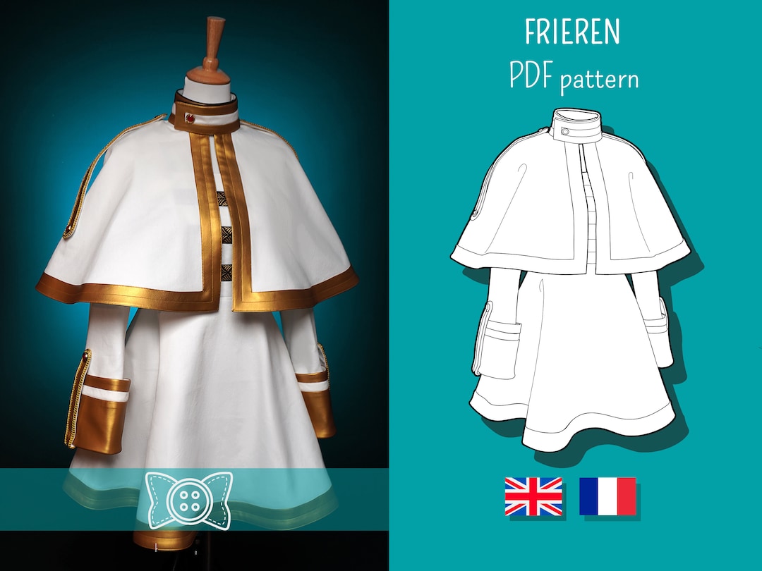 FRIEREN : Journey Elf Cosplay Pattern PDF - Etsy