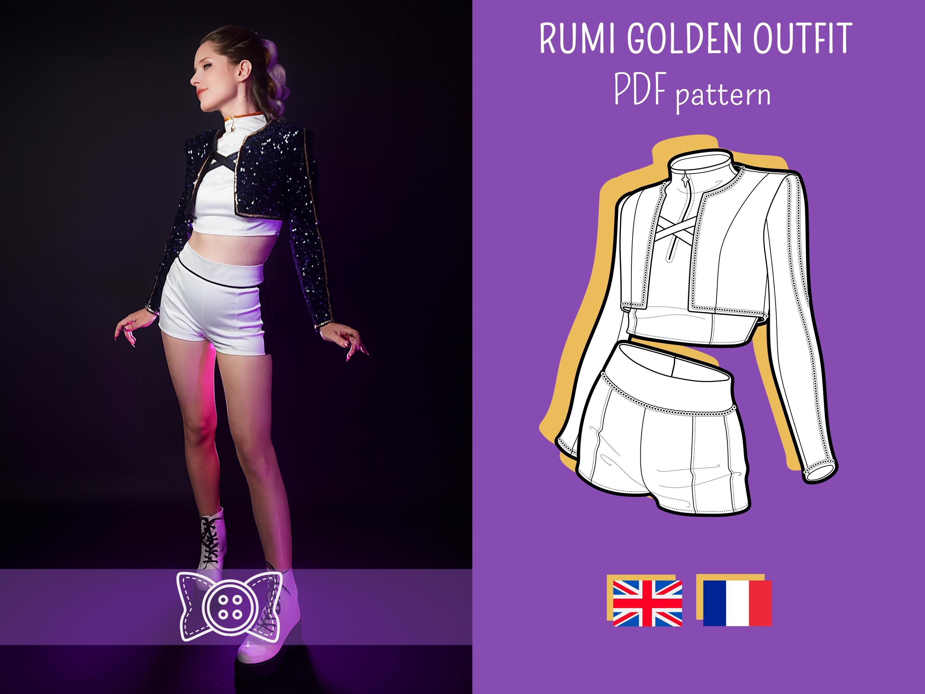 RUMI GOLDEN Full Outfit Cosplay PDF Pattern Kpop Demon Hunters - Etsy