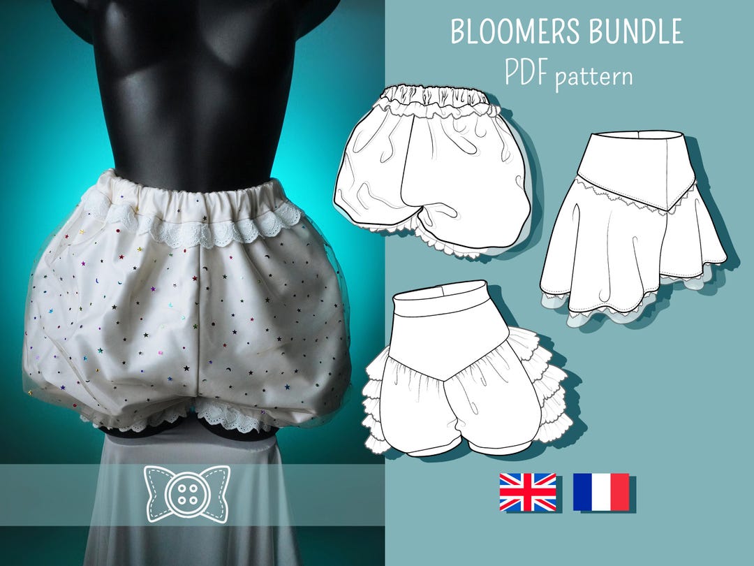 Cute BLOOMERS Bundle for Cosplay Pattern PDF - Etsy