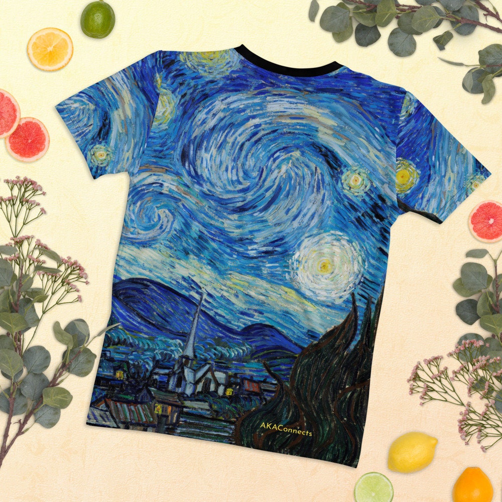 TERRIFIC TEES Starry Night Women's T-shirt - Etsy