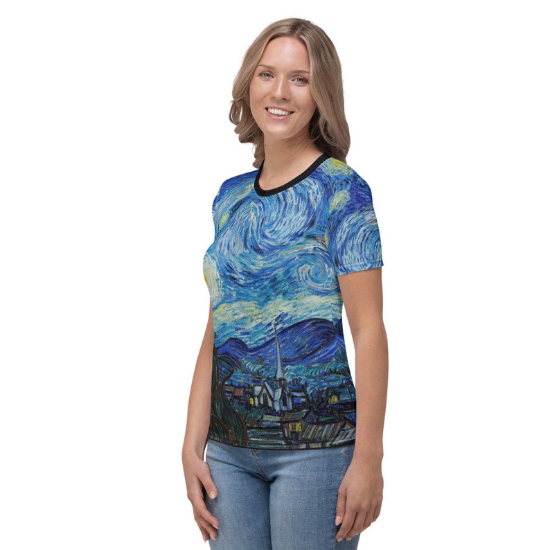 TERRIFIC TEES Starry Night Women's T-shirt - Etsy