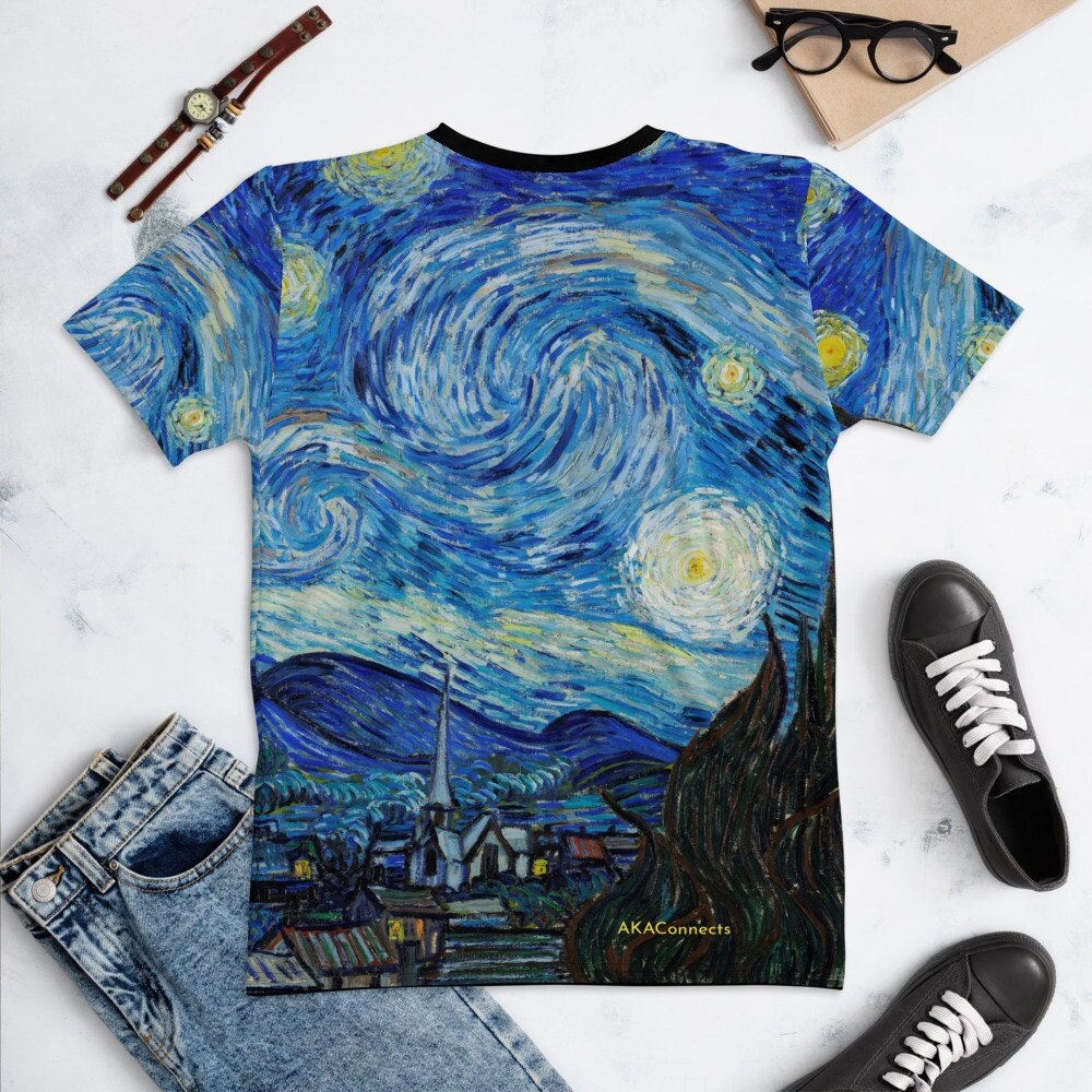 TERRIFIC TEES* Starry Night Women's T-shirt - Etsy