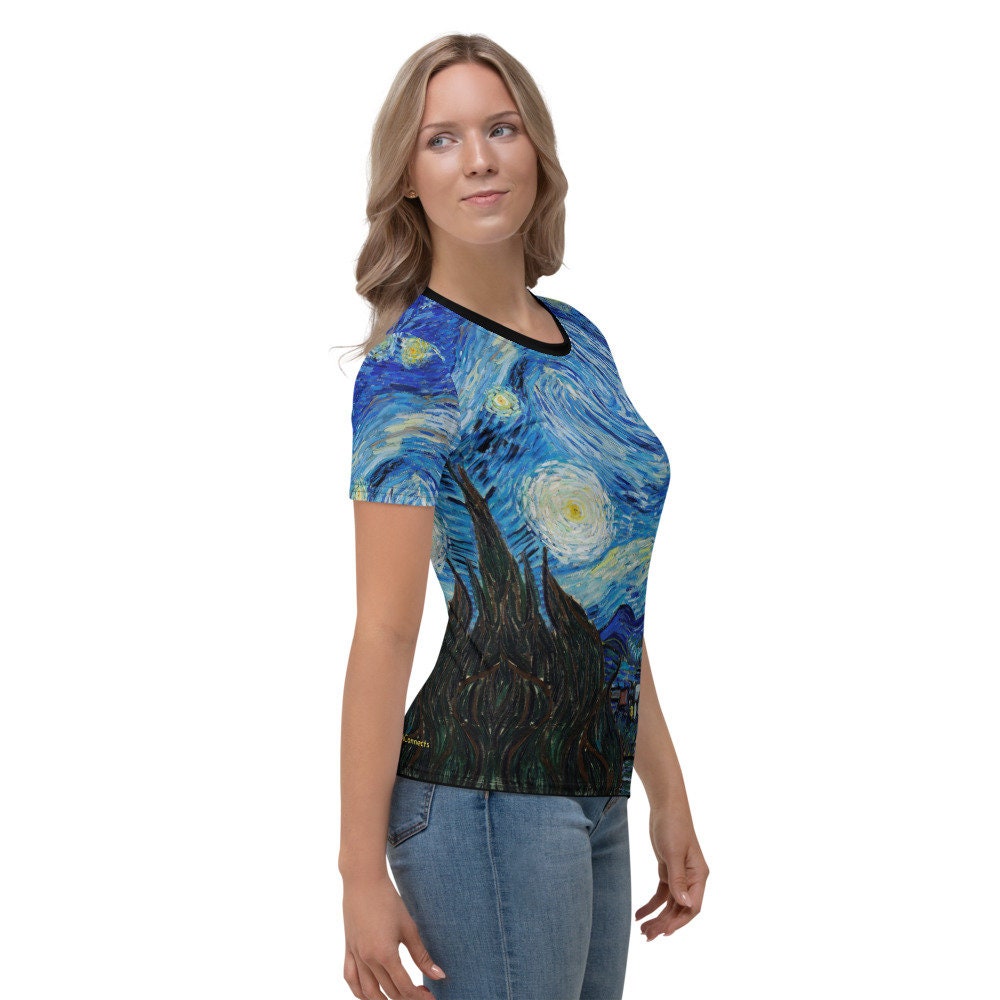 TERRIFIC TEES Starry Night Women's T-shirt - Etsy