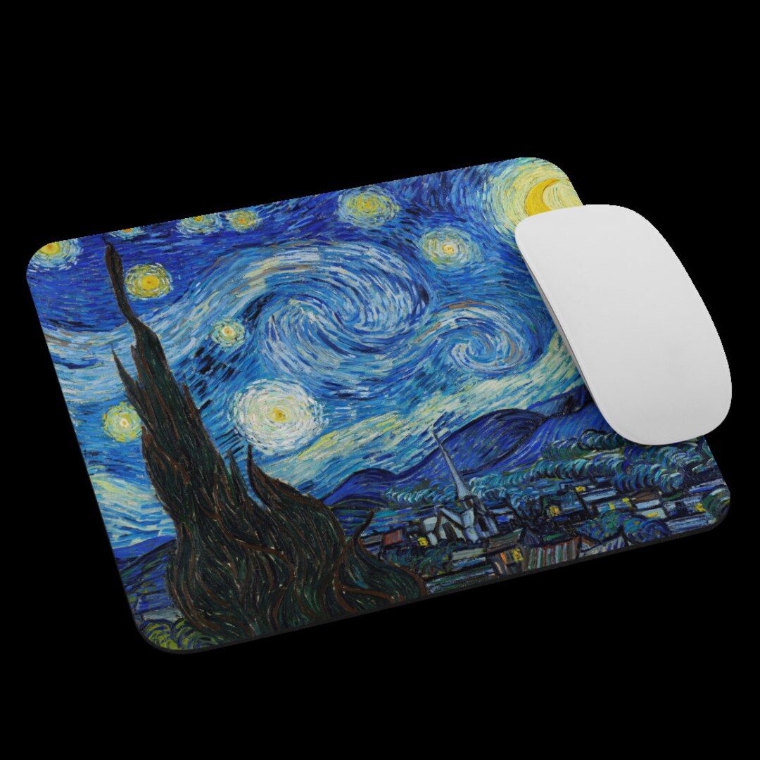 The Starry Night Mouse Pad - Etsy