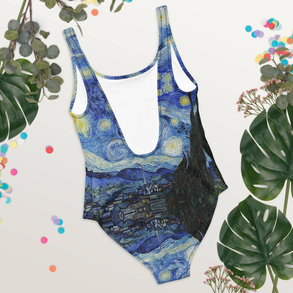 SWIMMINGLY SEXY* Van Gogh: Starry Night Swimsuit - Etsy