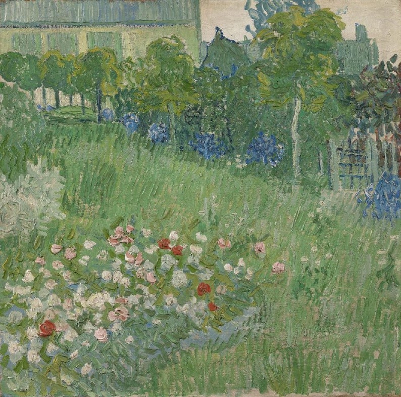 Van Gogh Gardens Sticker Sheet - Etsy