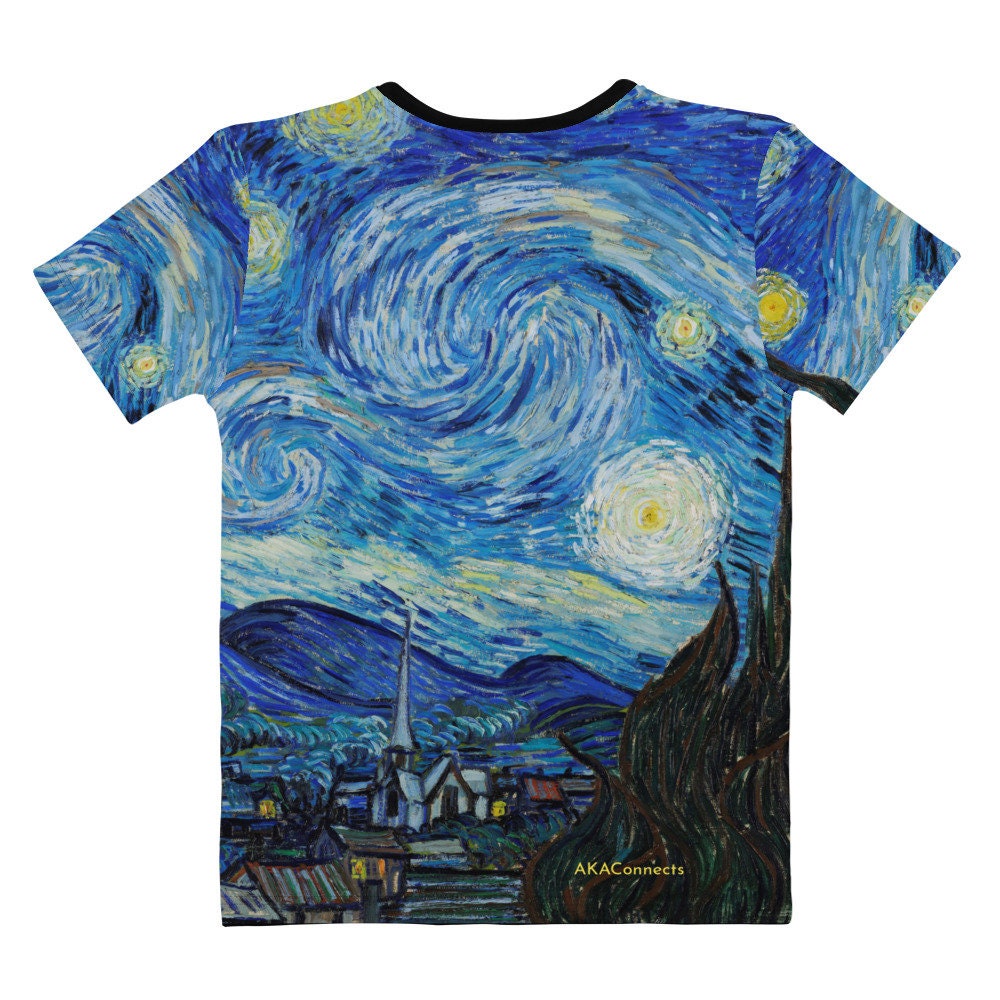 TERRIFIC TEES Starry Night Women's T-shirt - Etsy