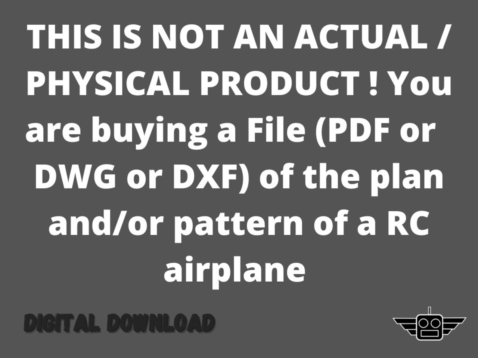DIY Foam RC Plane - PDF Plan-p19 Python - Instant Download - Etsy Canada