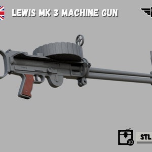 1/4 Scale LEWIS MK3 Machine Gun for Aeromodelling / RC Scale | Etsy