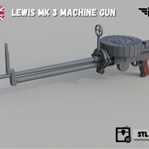 1/4 Scale LEWIS MK3 Machine Gun for Aeromodelling / RC Scale - Etsy