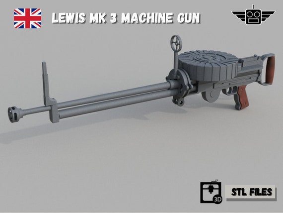 1/4 Scale LEWIS MK3 Machine Gun for Aeromodelling / RC Scale | Etsy