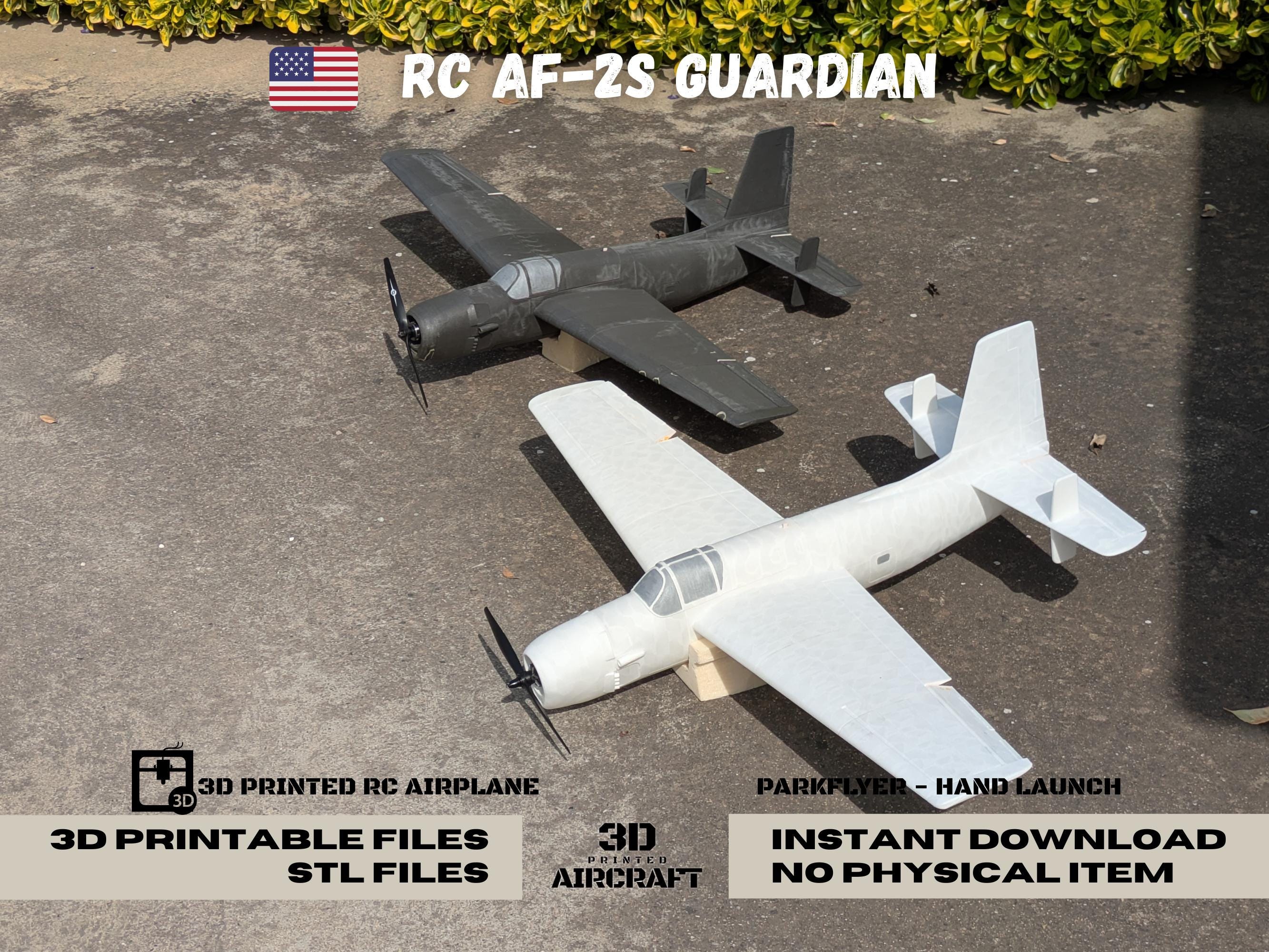 3D Printed RC Airplane - Grumman AF-2S Guardian STL Files (digital ...