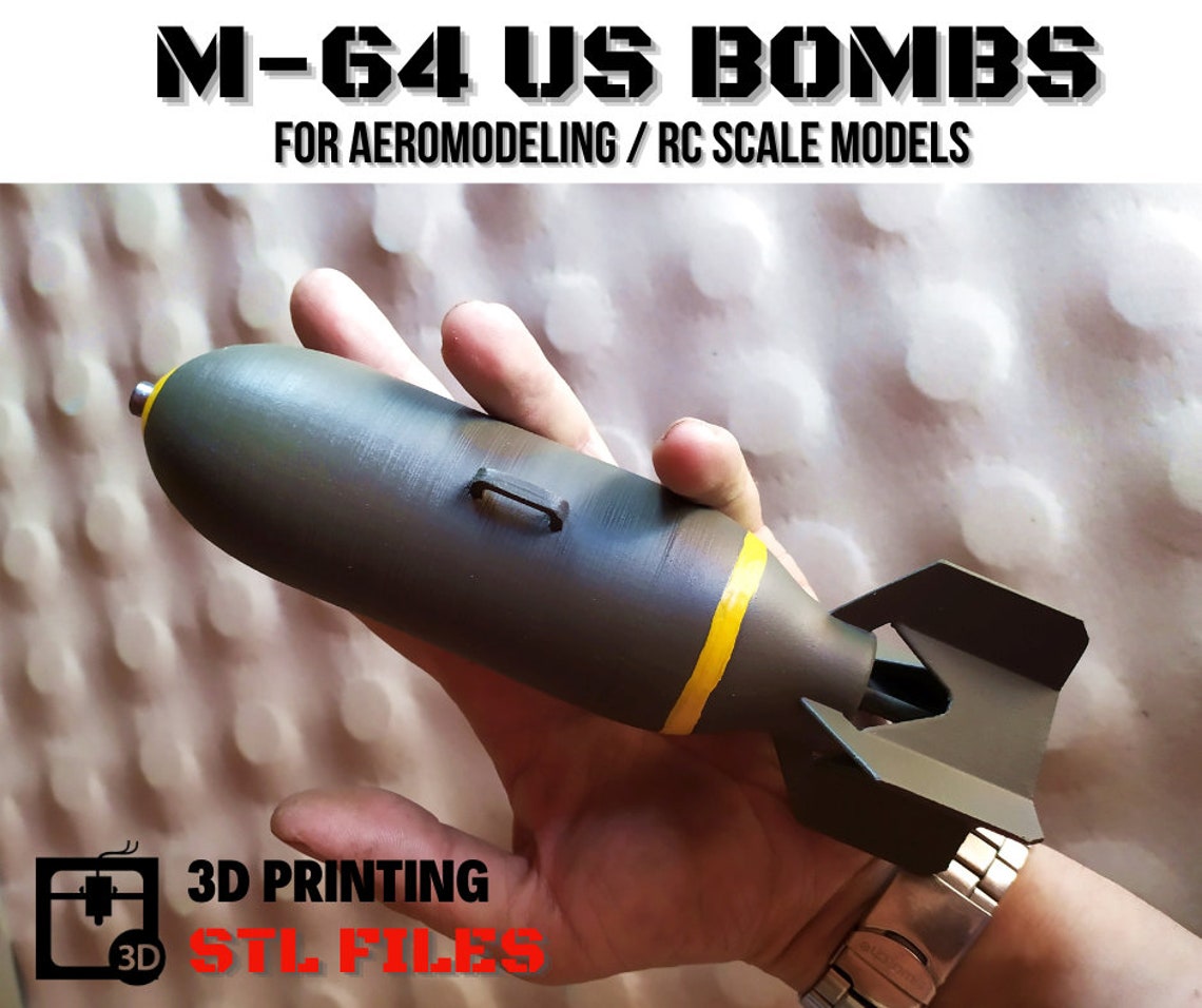 AN/M64 USA Bomb Replica set for aeromodelling / RC scale model | Etsy