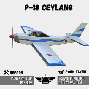 DIY Depron RC Airplane -P18 Ceylang-pdf Plan and Template - Parkflyer ...