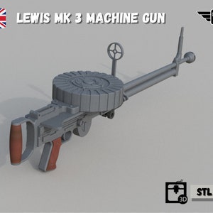 1/4 Scale LEWIS MK3 Machine Gun for Aeromodelling / RC Scale | Etsy