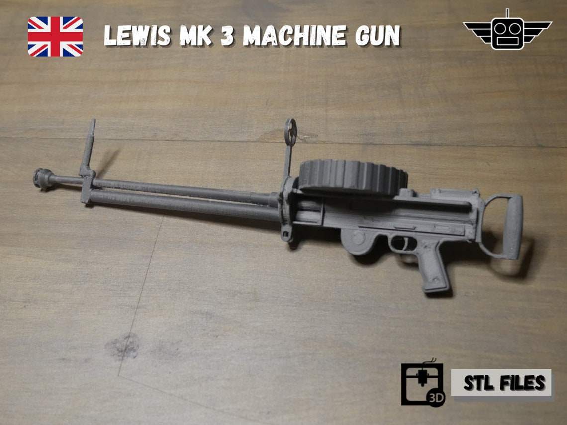 1/4 Scale LEWIS MK3 Machine Gun for Aeromodelling / RC Scale | Etsy