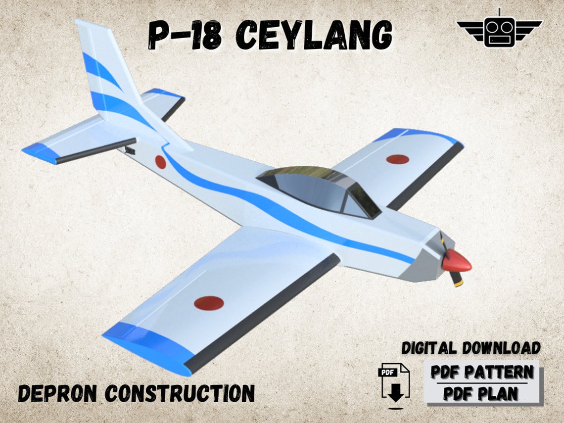 DIY Depron RC Airplane -P18 Ceylang-pdf Plan and Template - Parkflyer ...