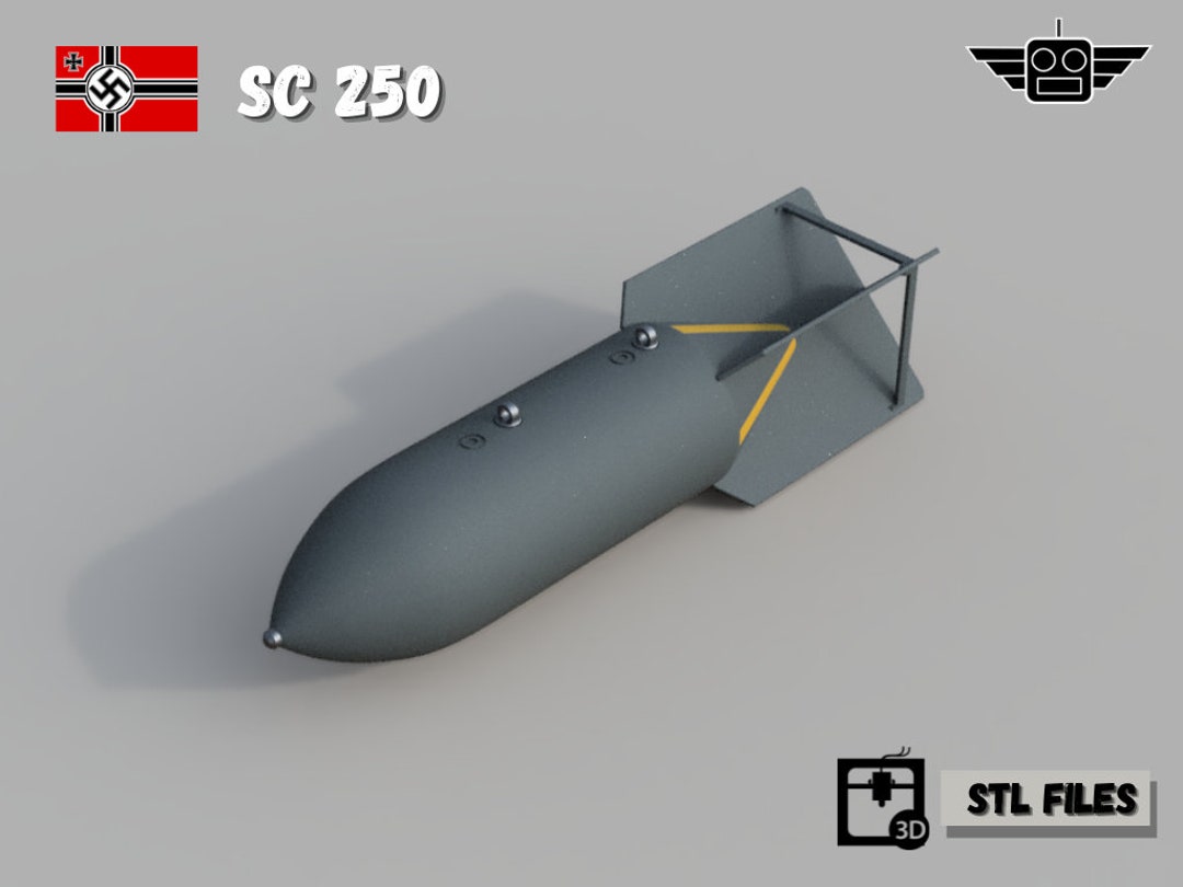 SC 250 Bomb Replica Set for Aeromodelling / RC Scale Model / - Etsy