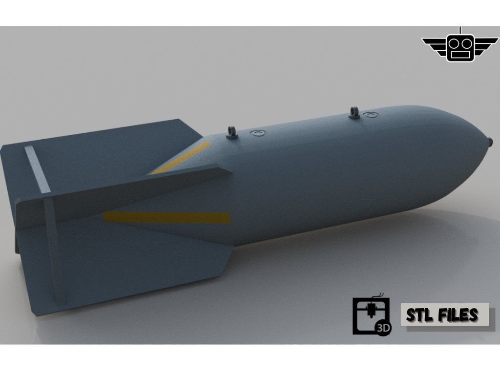 SC 250 Bomb Replica Set for Aeromodelling / RC Scale Model / Stl Files ...