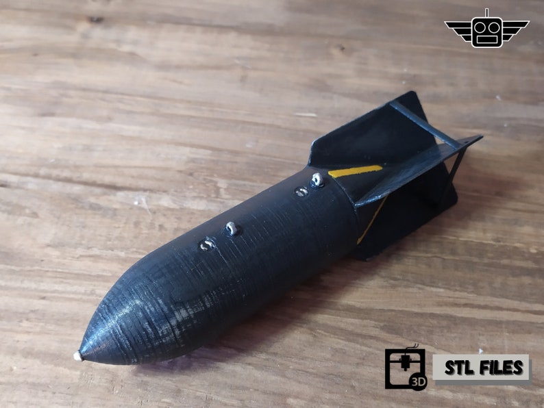 SC 250 Bomb Replica Set for Aeromodelling / RC Scale Model / Stl Files ...