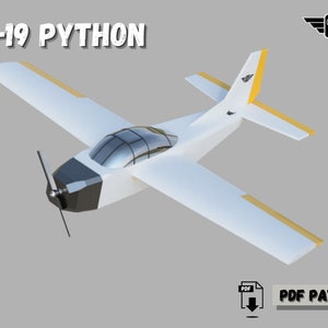 DIY Foam RC Plane - PDF Plan-p19 Python - Instant Download - Etsy Canada