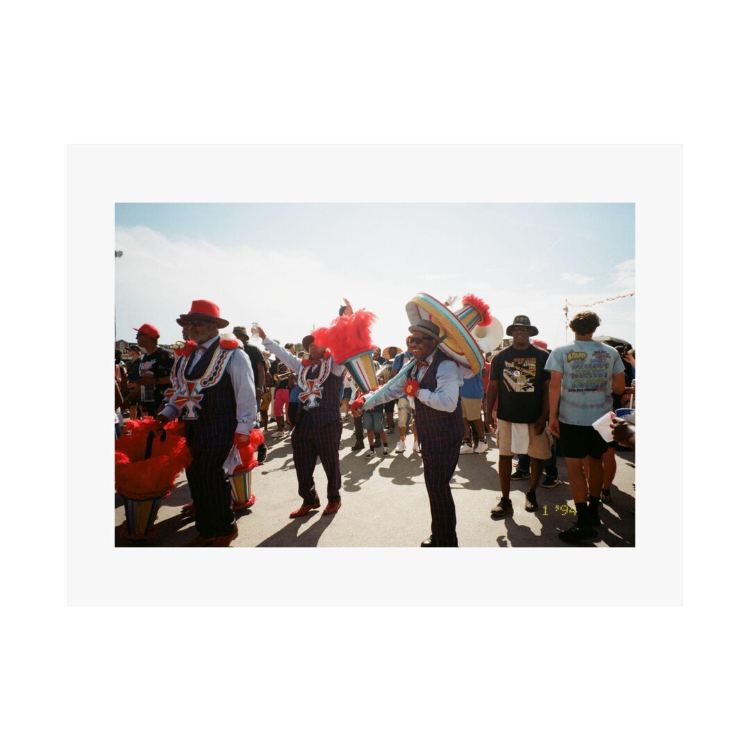 New Orleans Second Line Art, Jazz Parade Wall Art, 35mm Film Photo ...