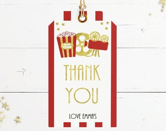 Movie Ticket Thank You Template - Etsy