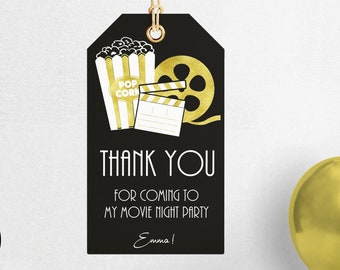 Movie Ticket Thank You Template - Etsy