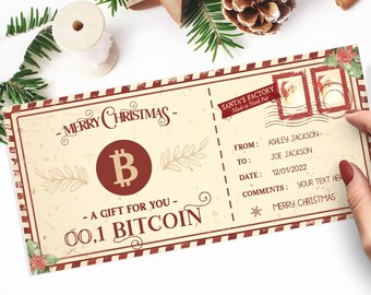 Bitcoin Gift Card - Etsy