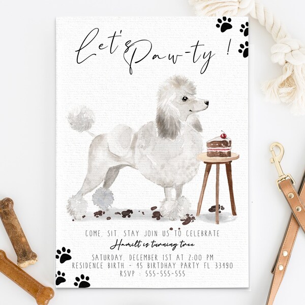 White Poodle Dog - Etsy