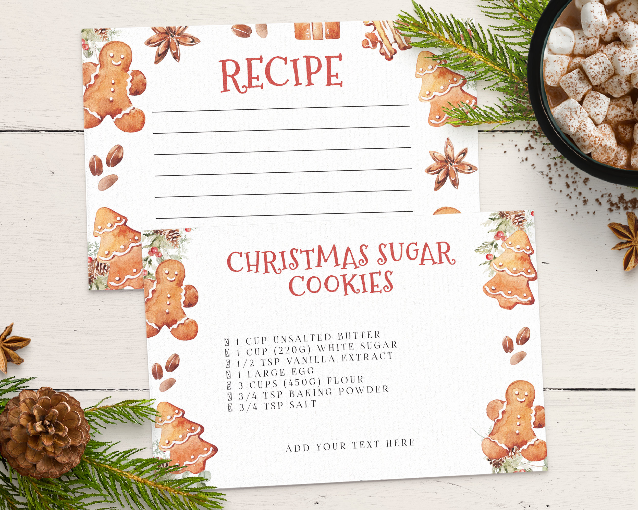 Cookie Recipe Card