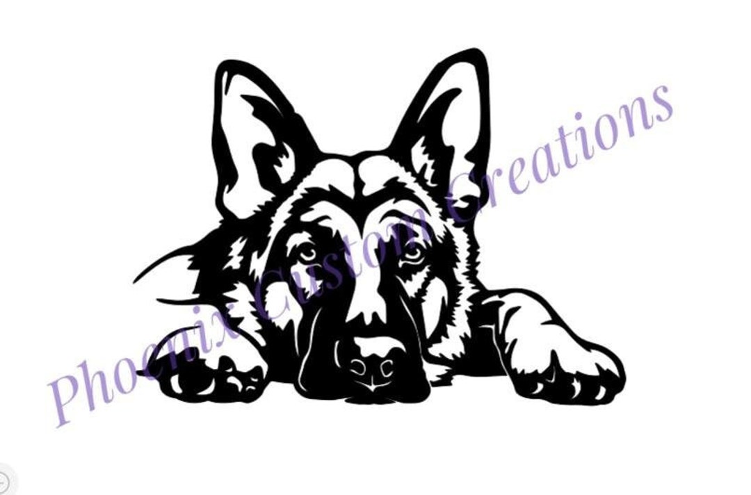 German Shepherd Dog (GSD) Car Window Decal - Etsy