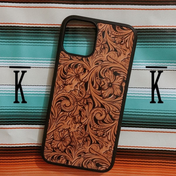 Leather Phone Case Western - Etsy