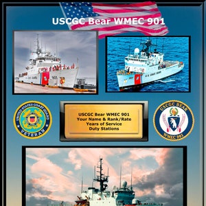 Coasties. US Coast Guard Cutter A Custom Personalized Photo USCGC ...