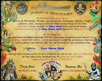 Navy Shellback - Etsy