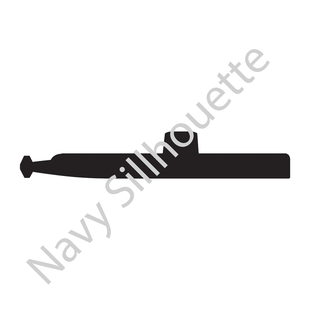 Download: Nautilus Class Submarine, SSN-571, Silhouette US Navy .svg - Etsy