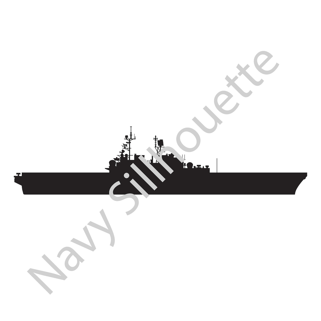 Download: LHD-1 Wasp Class Amphibious Assault Ship Silhouette .svg .jpg ...