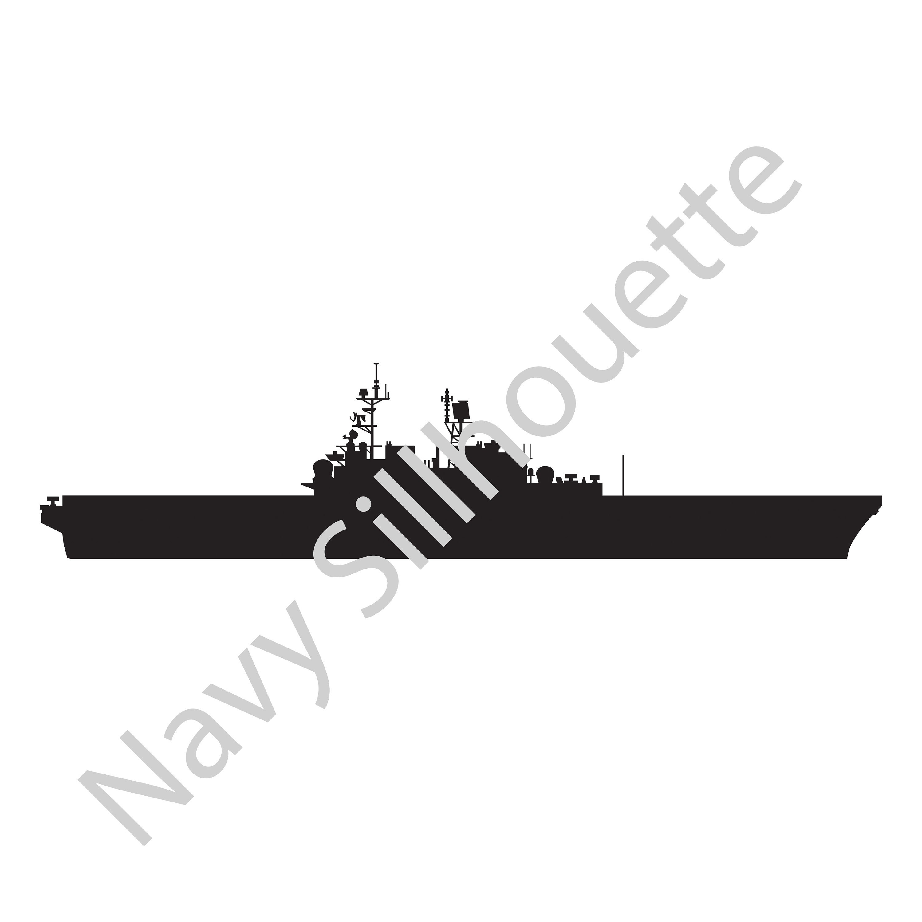 Download: LHD-1 Wasp Class Amphibious Assault Ship Silhouette .svg .jpg ...