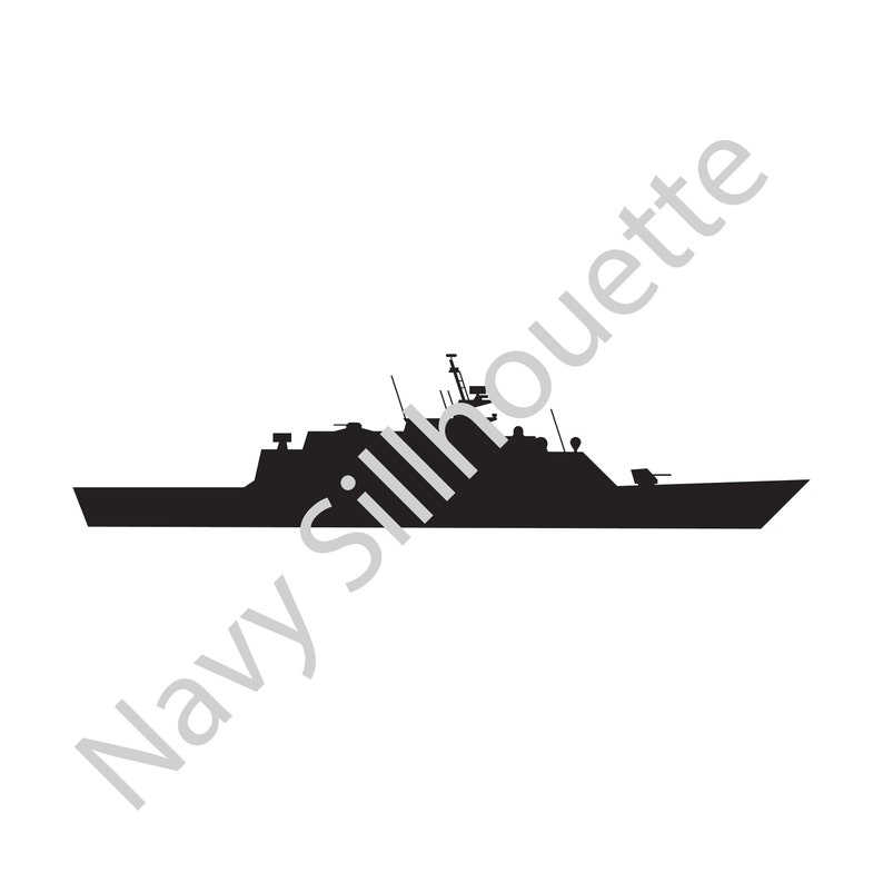 Download: Navy LCS-1 Freedom Littoral Combat Ship Class Silhouette .svg ...