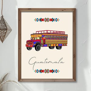 Chicken Bus Guatemala - Etsy