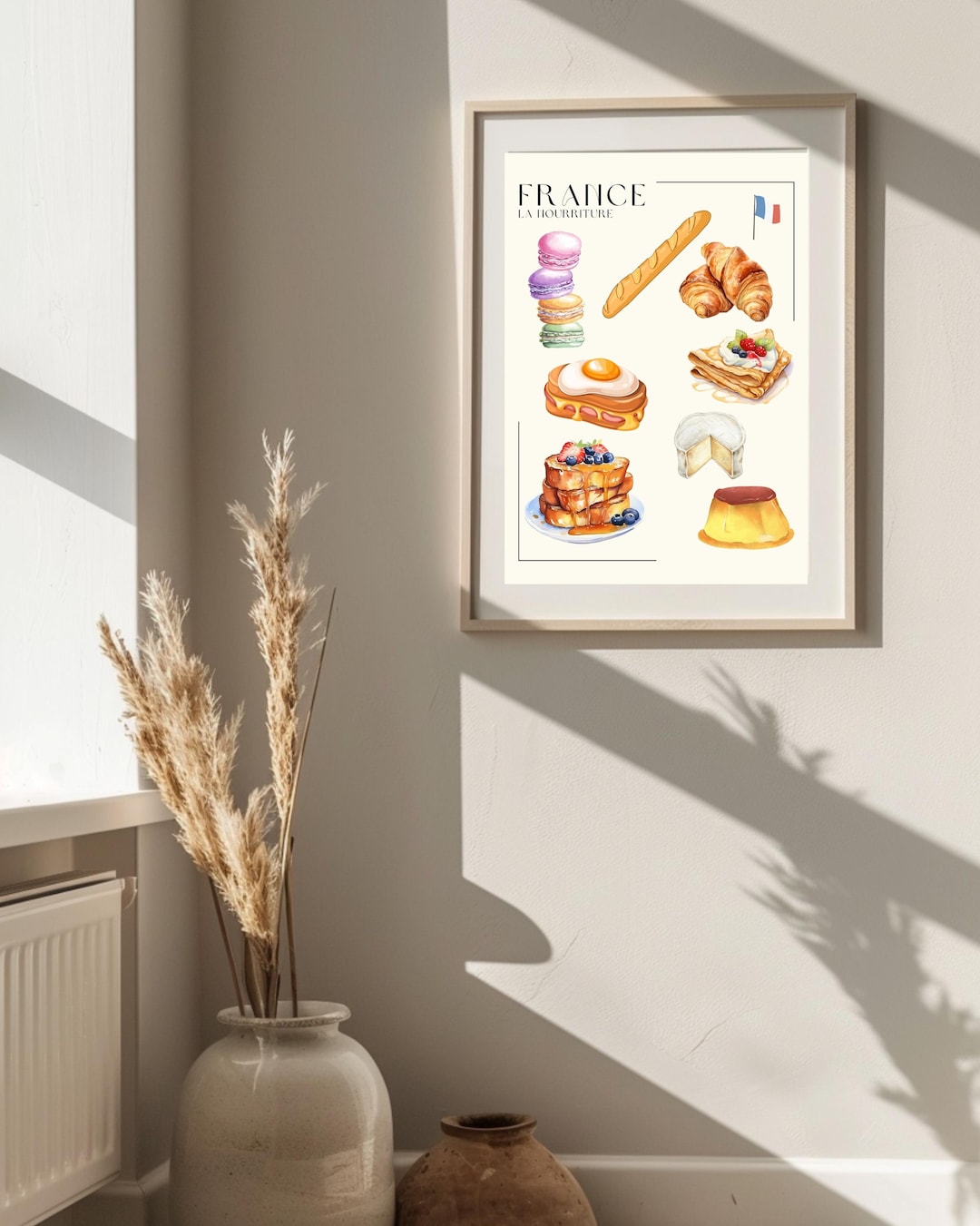 Trendy French Food Posters Food Drink Art Prints Wall Art Bakery ...