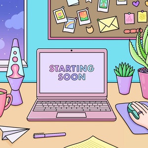 Animated Twitch Screens, Starting Soon, Be Right Back, Stream Ending ...