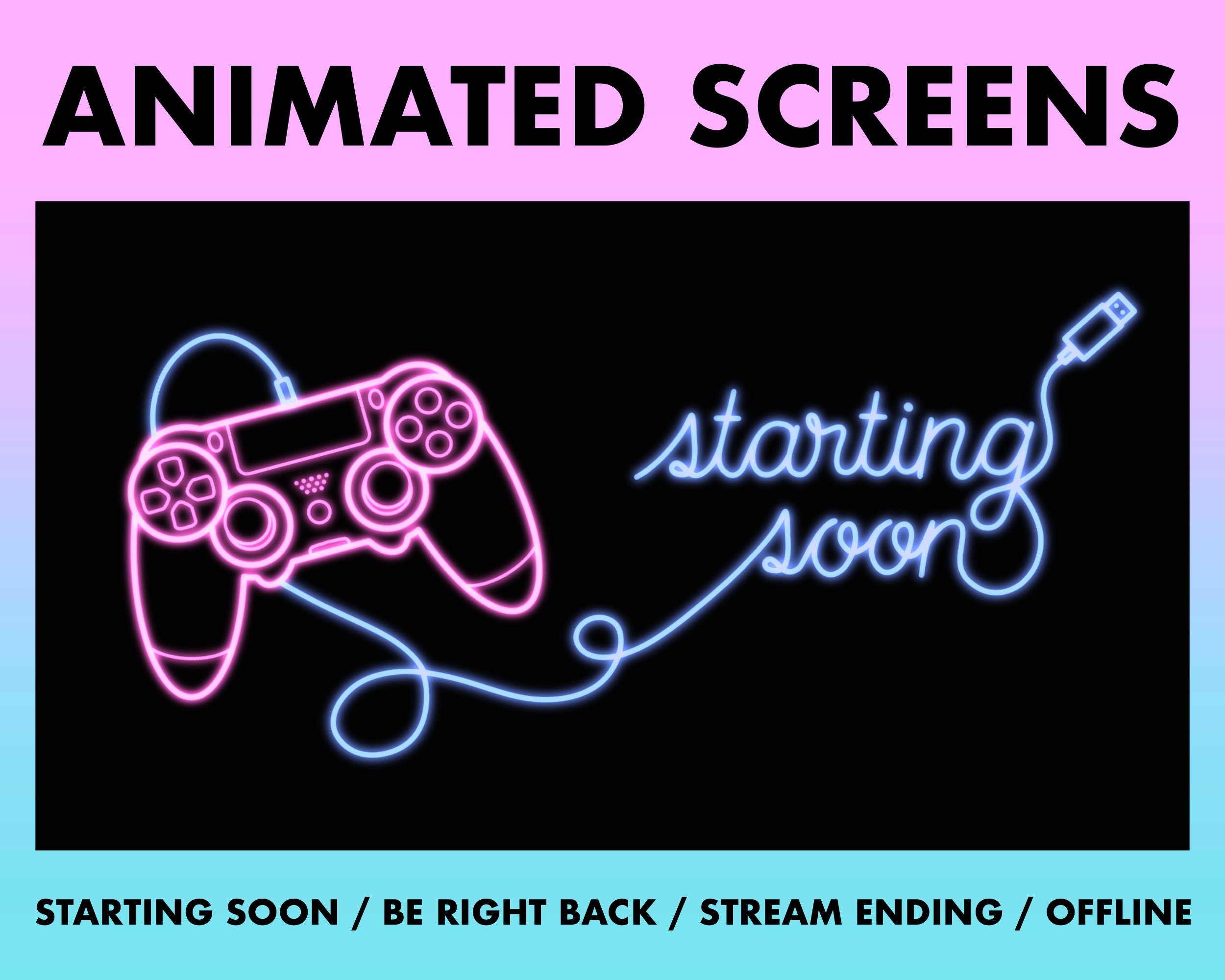 Digital Drawing & Illustration Be Right Back Offline Screen Starting ...