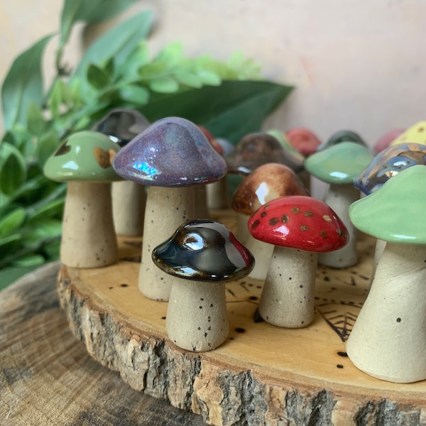 Ceramic Mushrooms - Etsy