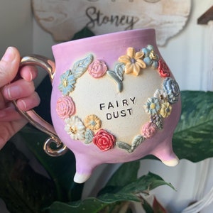 Custom Cauldron Mug PRE-ORDER • Handmade Pottery Ceramic Coffee Mug - Etsy