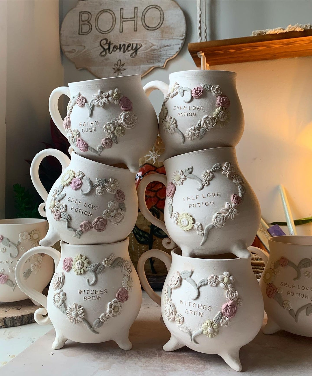 Custom Cauldron Mug PRE-ORDER • Handmade Pottery Ceramic Coffee Mug - Etsy