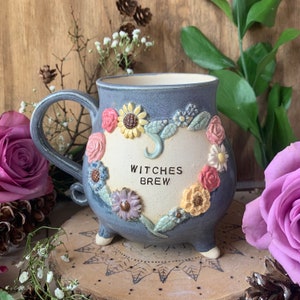 Custom Cauldron Mug PRE-ORDER • Handmade Pottery Ceramic Coffee Mug - Etsy